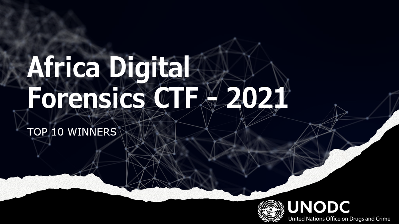 Africa Digital Forensics CTF 2021 – Winners (Top 10) – H4K – IT